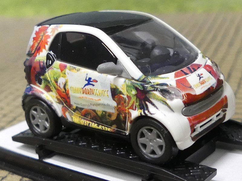 Modellspielwaren Reinhardt - 1/87 Busch Smart Fortwo Conny's Partie ...